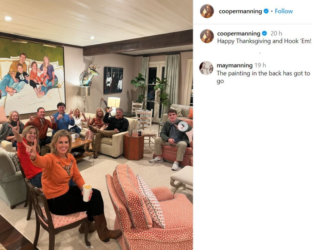 Cooper Manning: Arch Manning's sister May has a hilarious reaction as ...