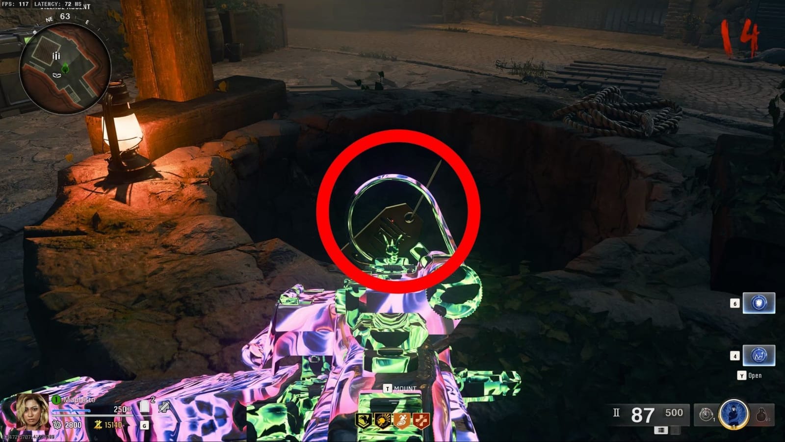 Power-Ups Easter egg guide in Black Ops 6 Zombies Citadelle des Morts