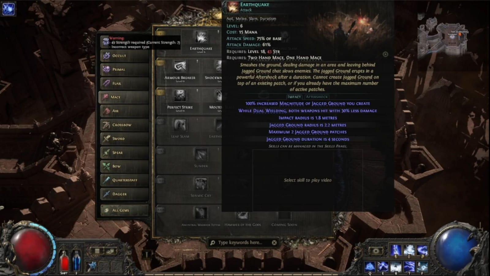 All Mace (Warrior) skills in Path of Exile 2, explained
