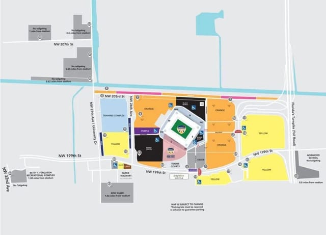 What stadium is the Orange Bowl played in?