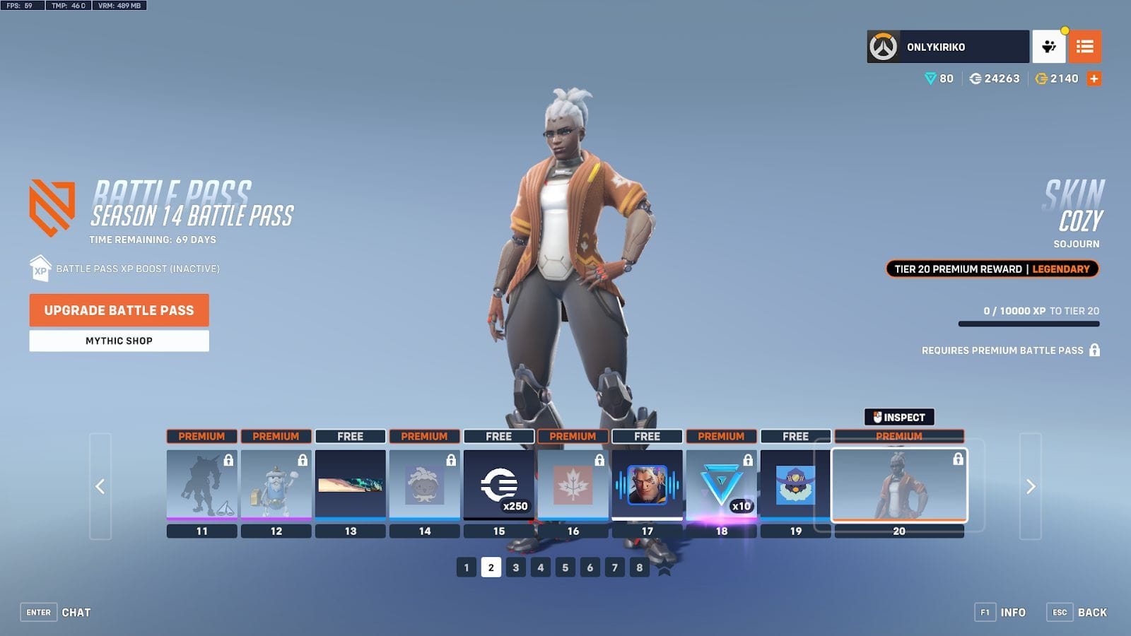 Overwatch 2 Season 14 Battle Pass: All Battle Pass tiers and rewards