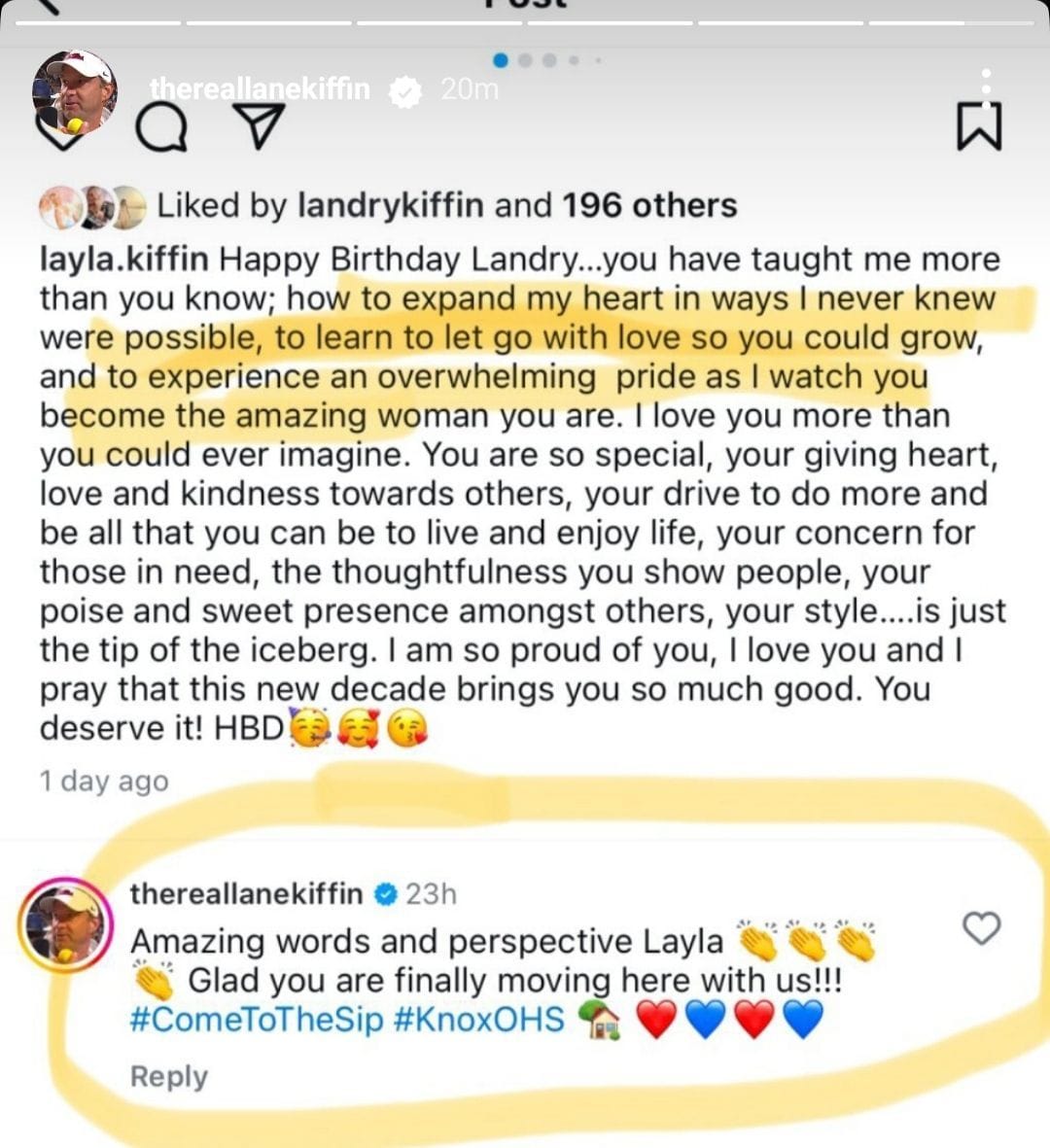 "Glad you are finally moving here" - $14 million worth Lane Kiffin ...