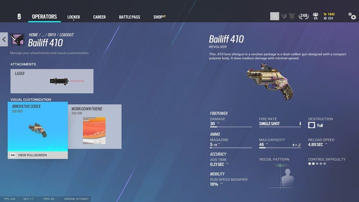 Best Oryx loadout in Rainbow Six Siege