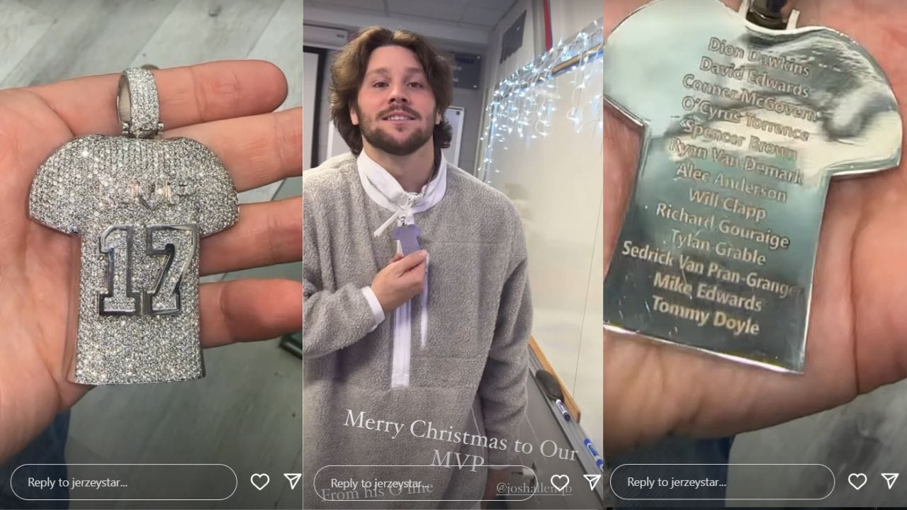 (PHOTOS) - Bills players gift $50,000+ worth diamond-studded MVP chain ...