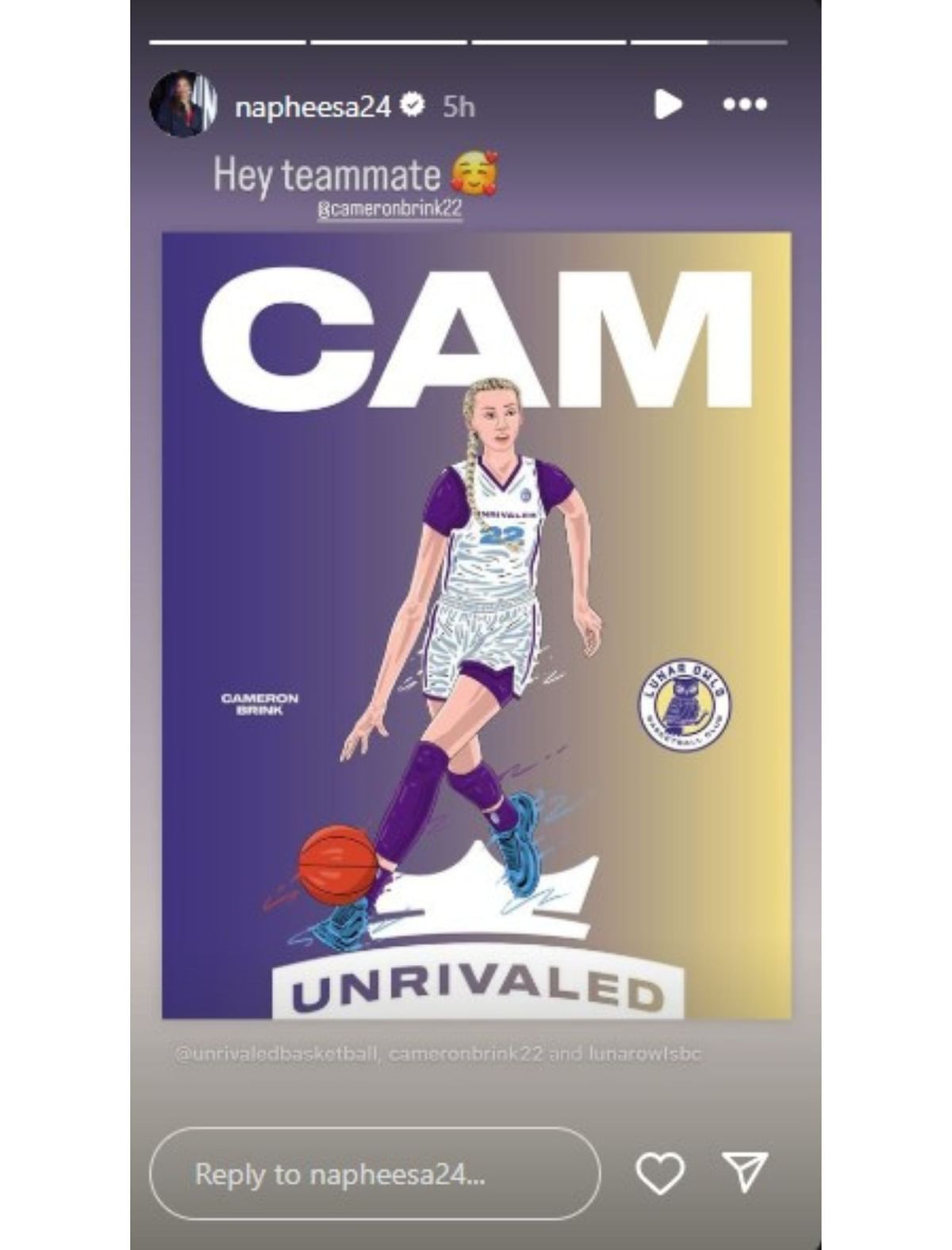 Cameron Brink: Napheesa Collier drops 2-word reaction after Cameron ...