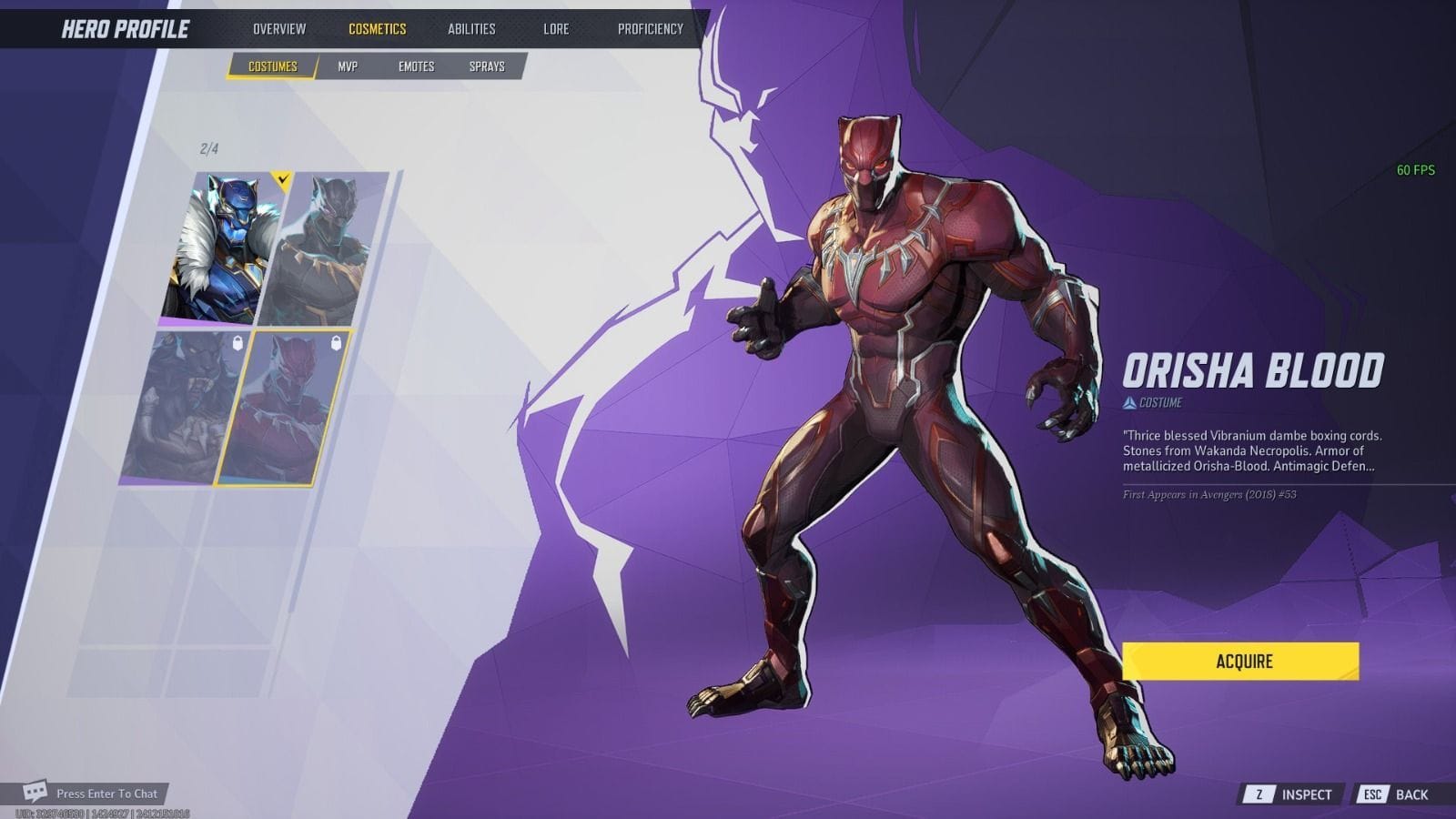 All Marvel Rivals Black Panther skins: Tier list and prices