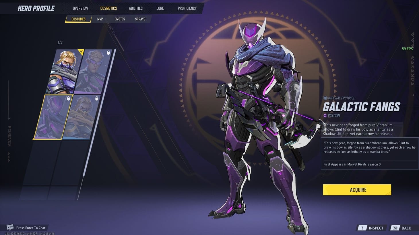 Hawkeye skin: All Marvel Rivals Hawkeye skins: Tier list and prices