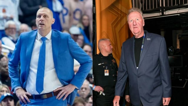 When Mark Pope recalled Larry Bird crying in the locker room before ...