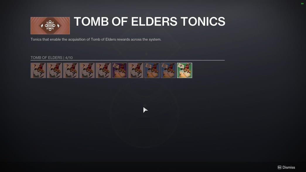 All Destiny 2 tonics and how to unlock them (tier-by-tier explained)