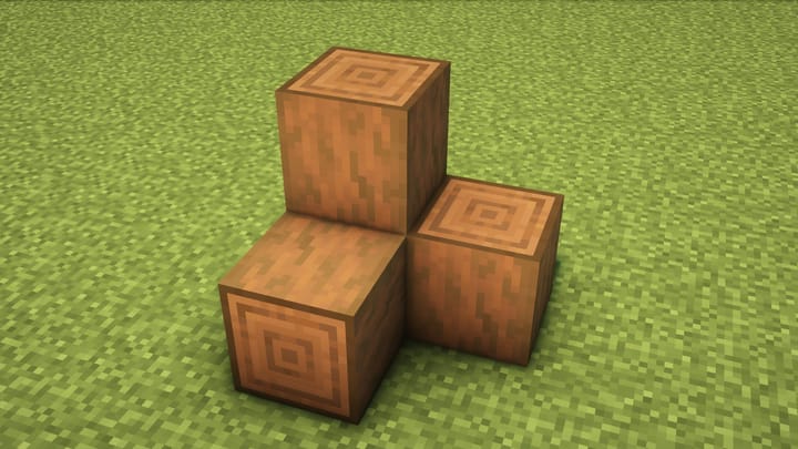 All colors of wood in Minecraft