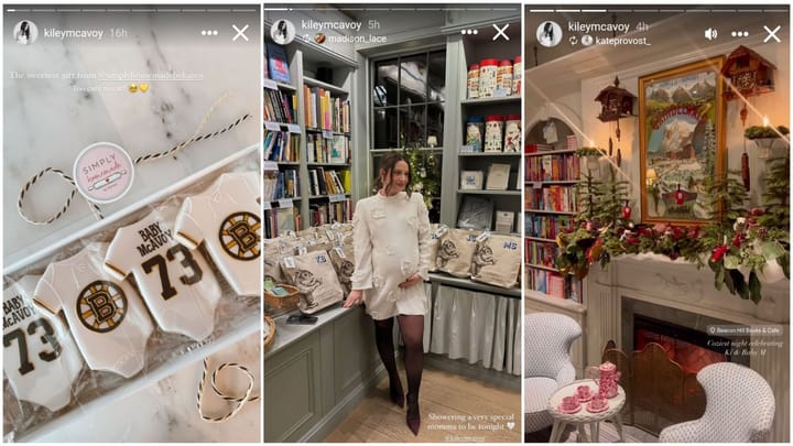 In Photos: Charlie McAvoy's wife Kiley's baby shower celebration with ...