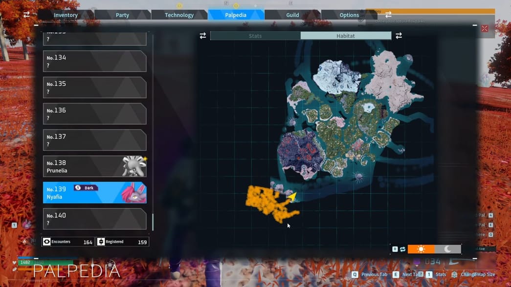 Nyafia in Palworld: Where to find, Skills, item drops, and more