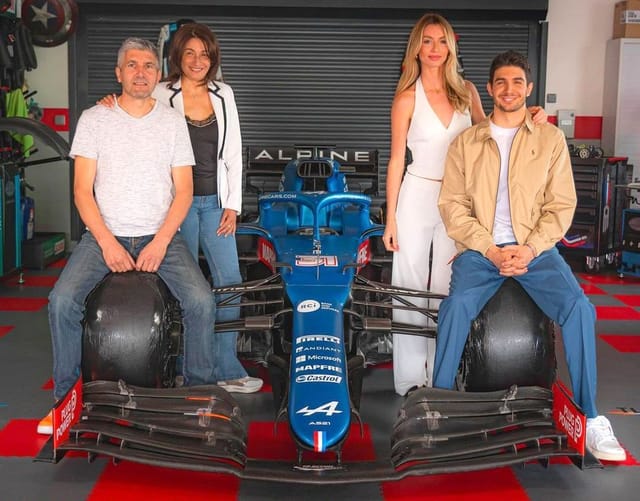 Who are Esteban Ocon's Parents, Sabrina Khelfane and Laurent Ocon?