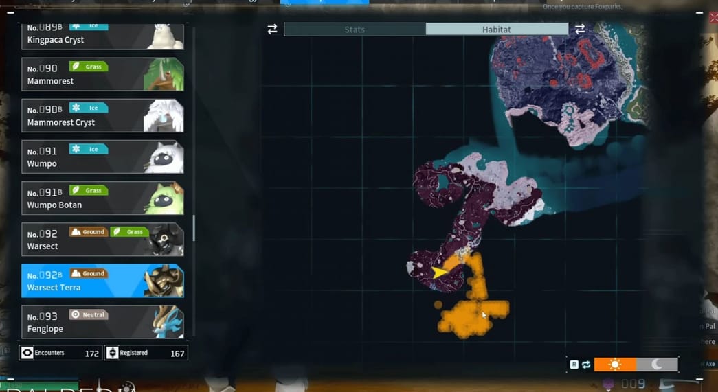 Warsect Terra in Palworld: Where to find, Skills, item drops, and more