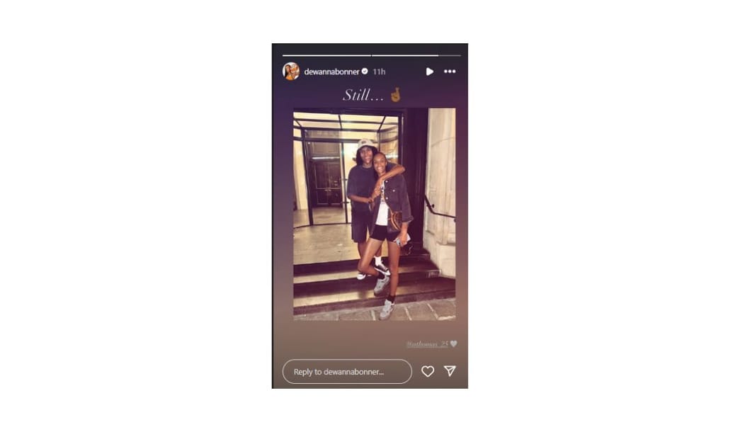 DeWanna Bonner drops 1-word reaction to adorable picture with partner ...