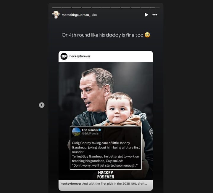 "We'll get started soon": Johnny Gaudreau's father Guy on carrying Blue ...