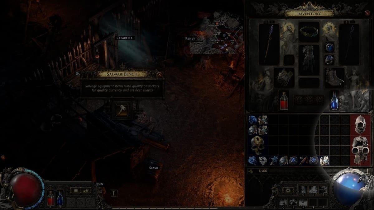 What to do with socketed gear in Path of Exile 2?