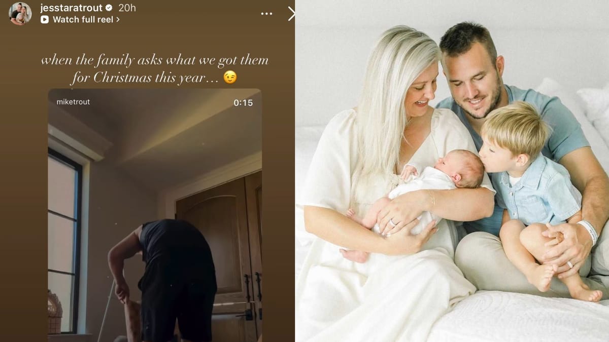 WATCH: Mike Trout's wife Jessica shows off their most adorable ...
