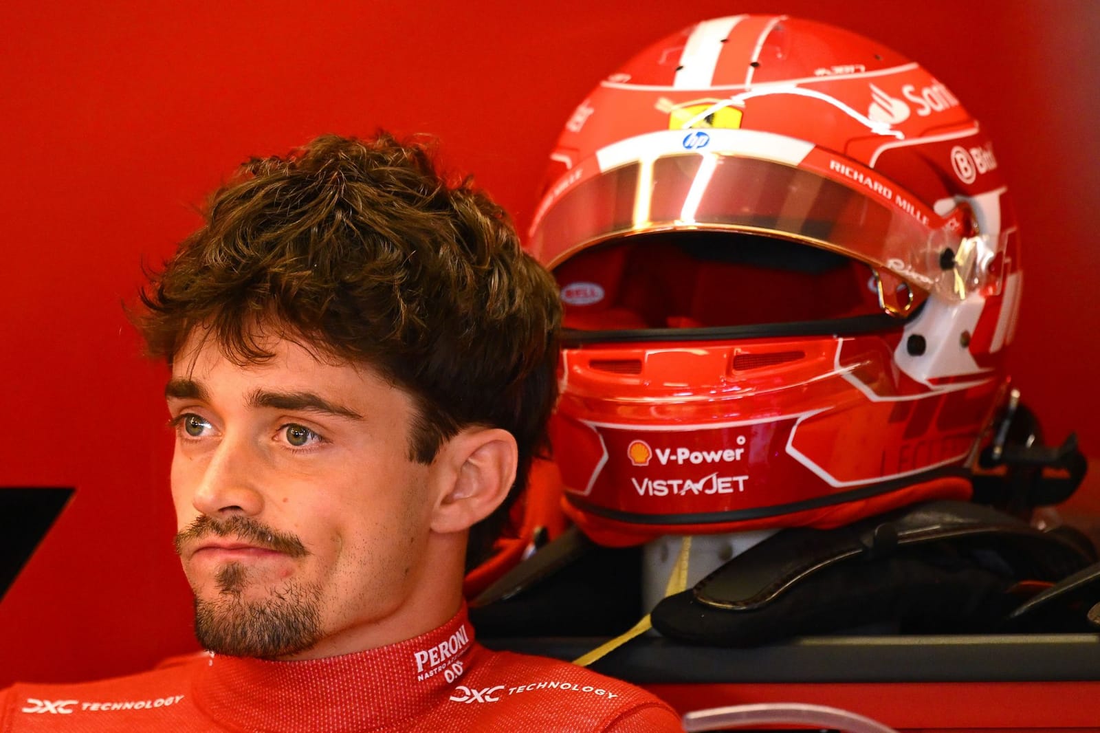 Picture: Charles Leclerc and brother Arthur’s mother proudly looks on ...