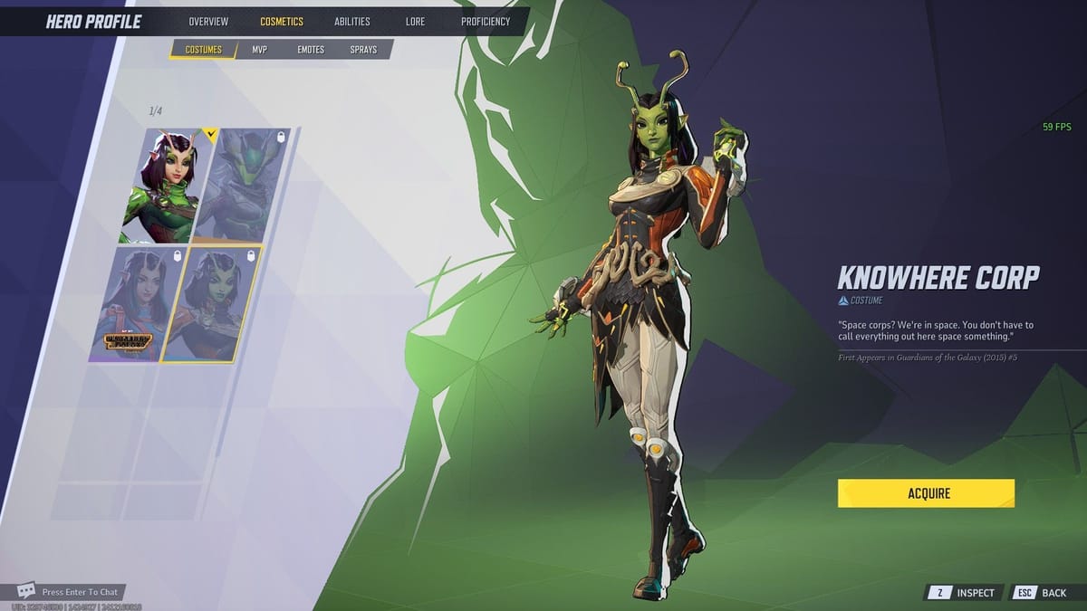 Mantis skin: All Marvel Rivals Mantis skins: Tier list and prices
