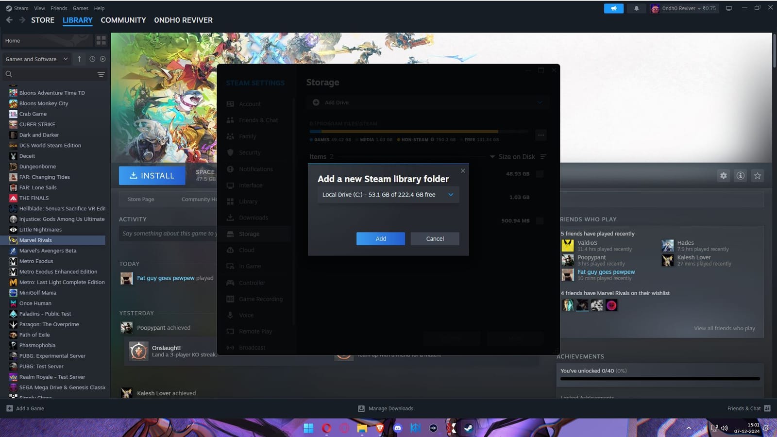 Marvel Rivals 'loading is stuck at 99%' error: Possible reasons and fixes