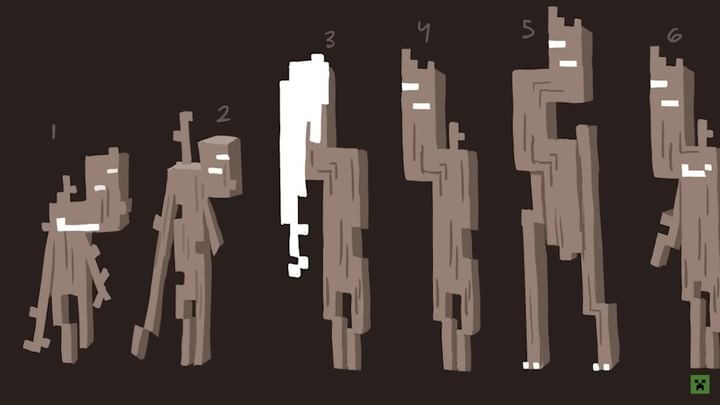 Minecraft reveals the Creaking’s concept art, design, and gameplay ideas