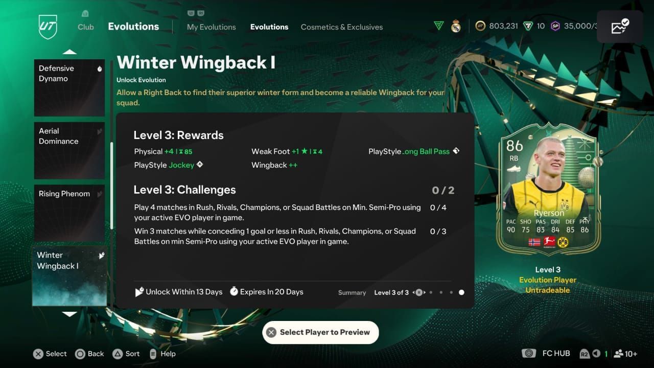 EA FC 25 Winter Wingback 1 Evolution guide: Best players to use, all upgrades, requirements, and ...