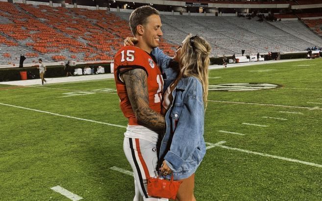 Who is Carson Beck's girlfriend, Hanna Cavinder?