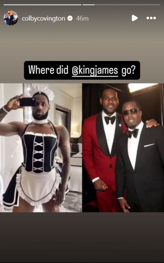 Colby Covington rips into LeBron James over alleged P. Diddy connection ...