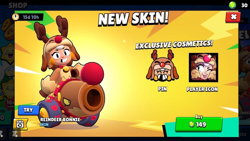 Brawl Stars Reindeer Bonnie skin: Design, animation, and more