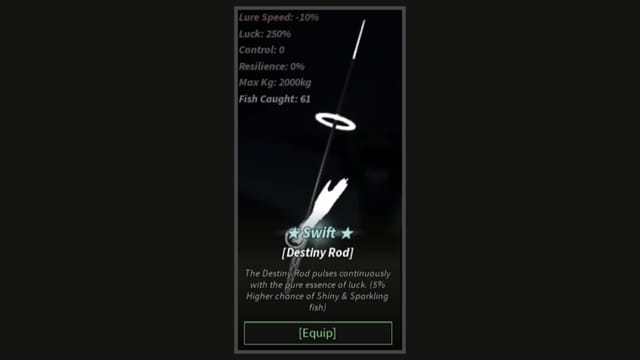 How to get Destiny Rod in Fisch