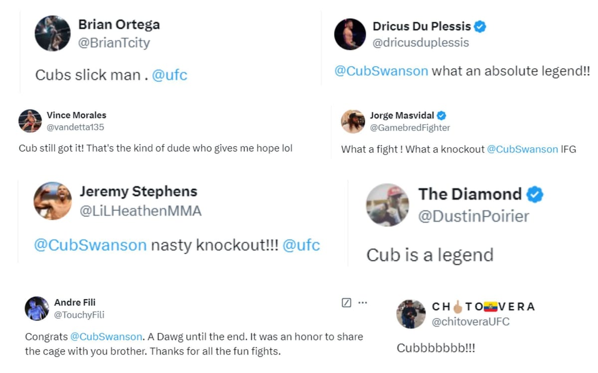 Dricus du Plessis, Dustin Poirier, Jamahal Hill, and others react to ...