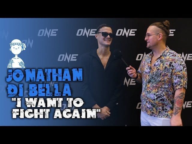 ONE Fight Night 26: “He respects my style” - Jonathan Di Bella shares ...