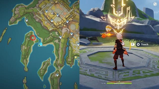 Genshin Impact Natlan Relay Ball puzzle locations