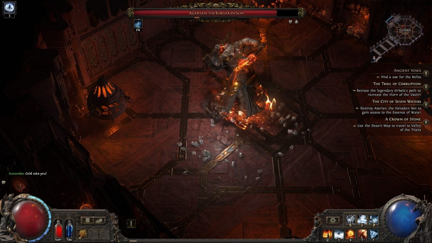 Path of Exile 2: Azarian the Forsaken Son boss guide