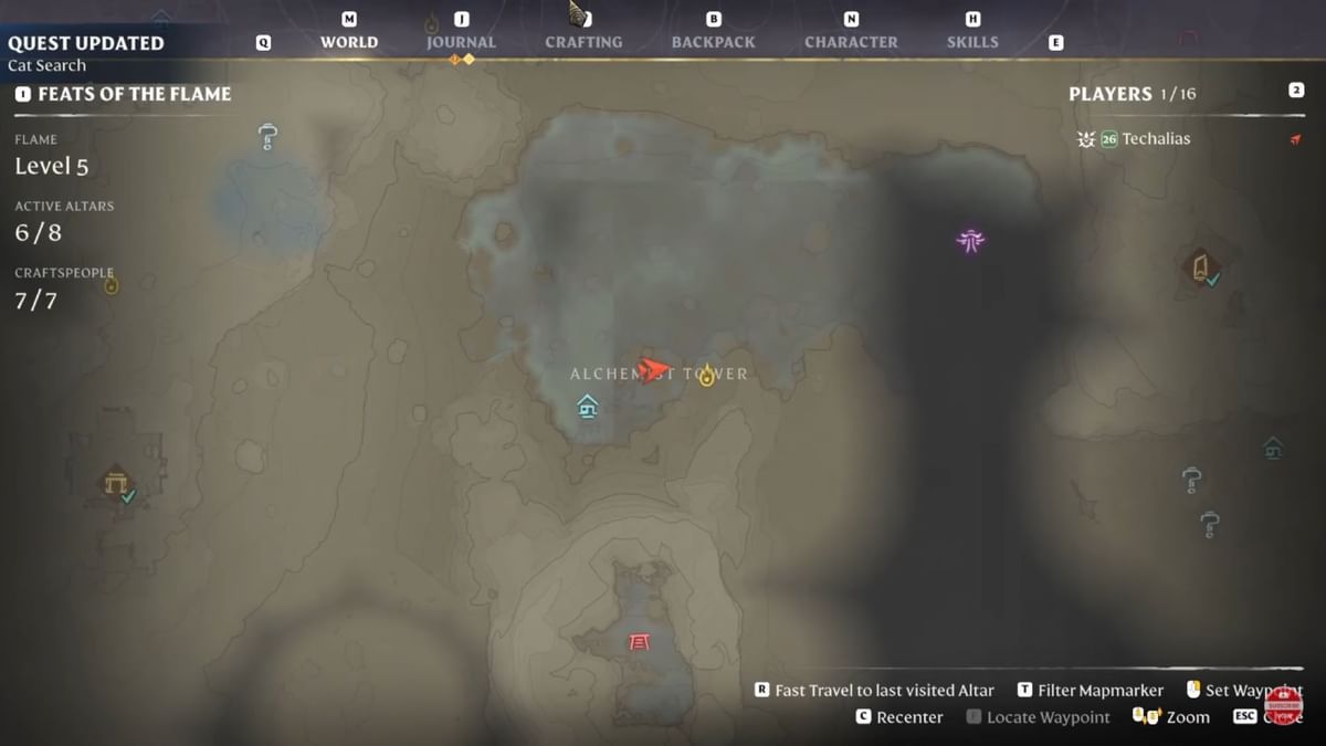 How to tame a cat in Enshrouded