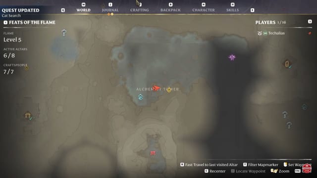 How to tame a cat in Enshrouded