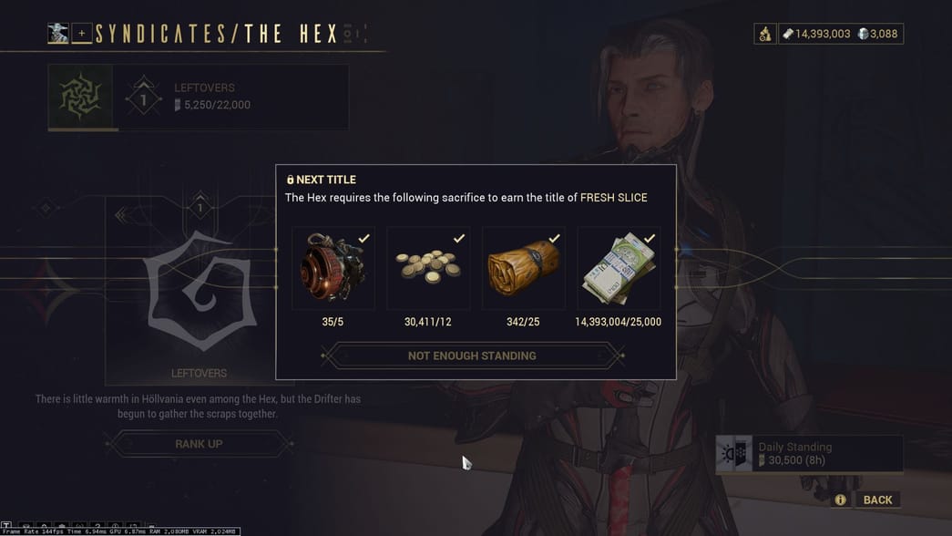 Warframe 1999: How to start The Hex Finale