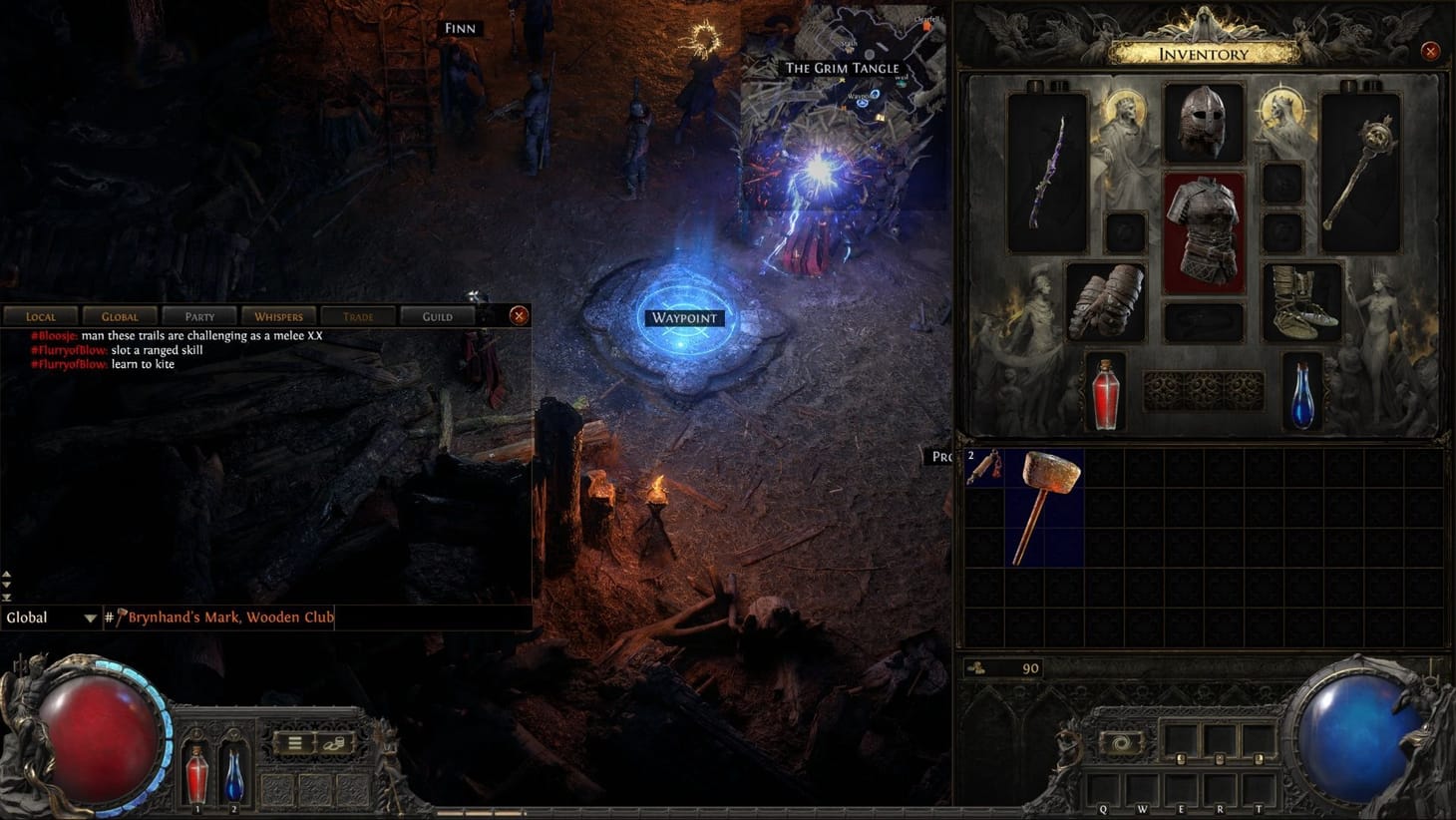 Path of Exile 2: How to link items in chat