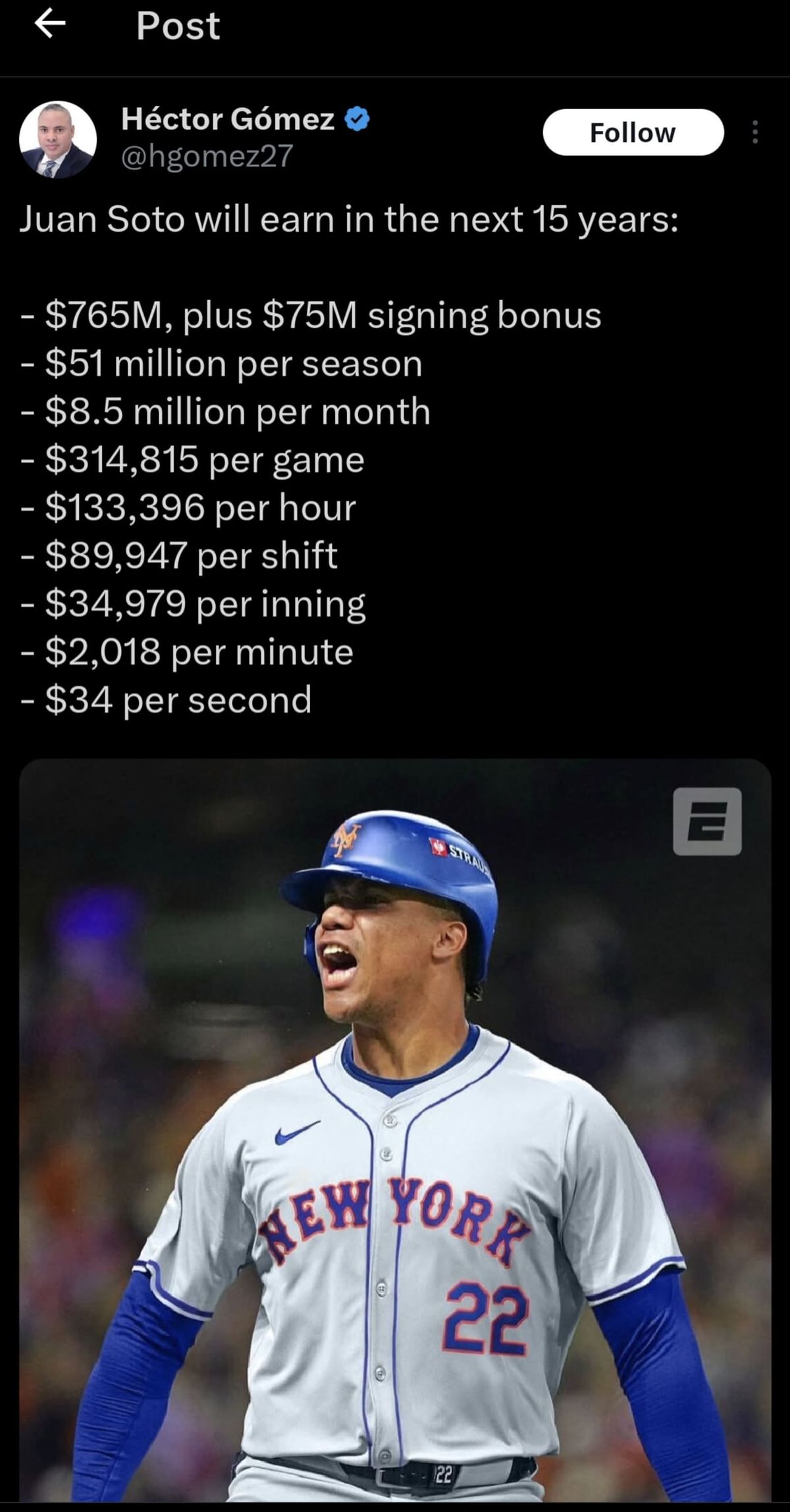 "$34 per second" - MLB insider breaks down Juan Soto's blockbuster contract after record ...