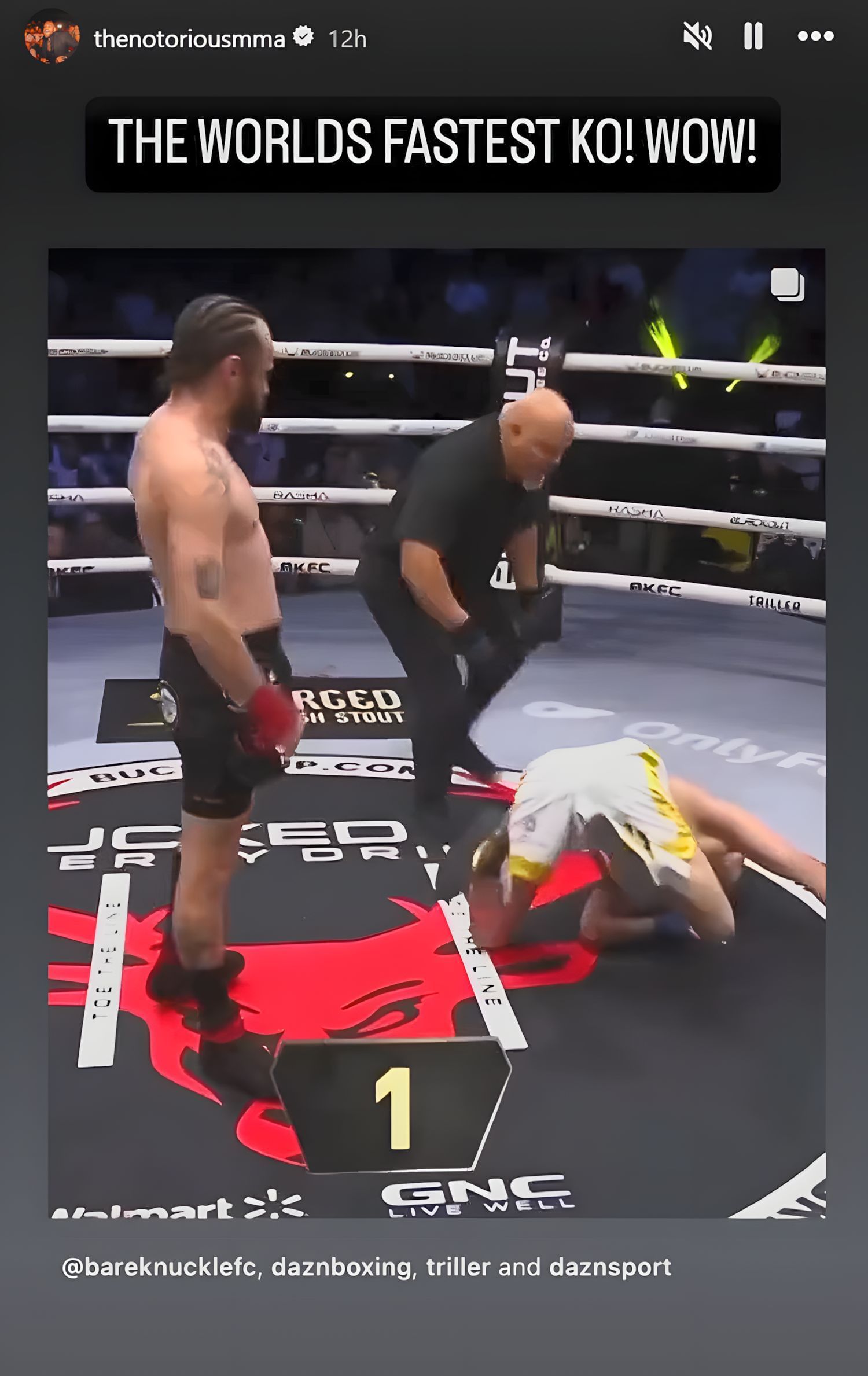 BKFC part-owner Conor McGregor drops five-word reaction to Justin ...