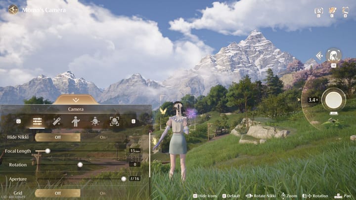 Infinity Nikki Photo mode guide: How to capture, file location, and more