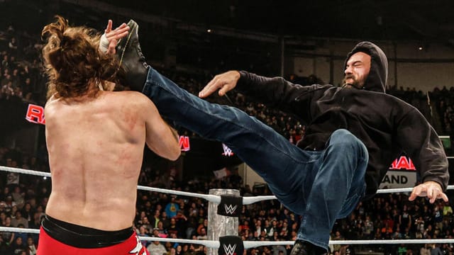 Drew McIntyre sends a four-word message after attacking Sami Zayn upon his return to WWE