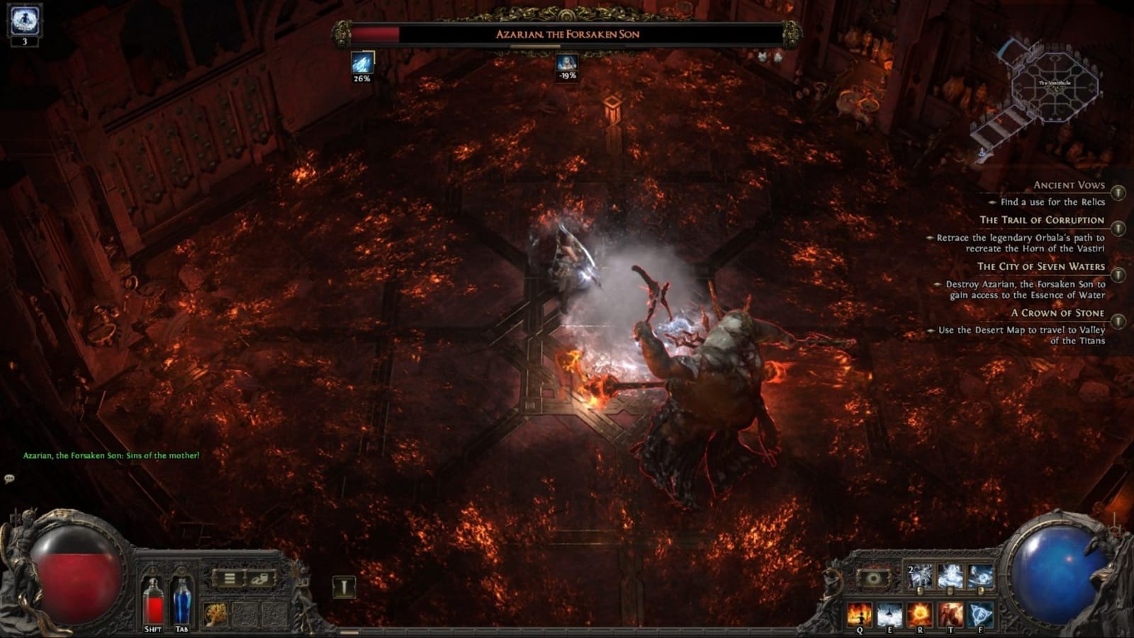 Path of Exile 2: Azarian the Forsaken Son boss guide