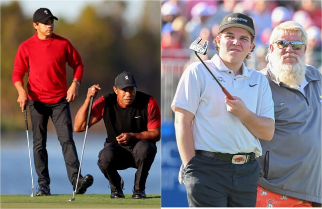 John Daly and son continue unique tradition with Tiger and Charlie ...
