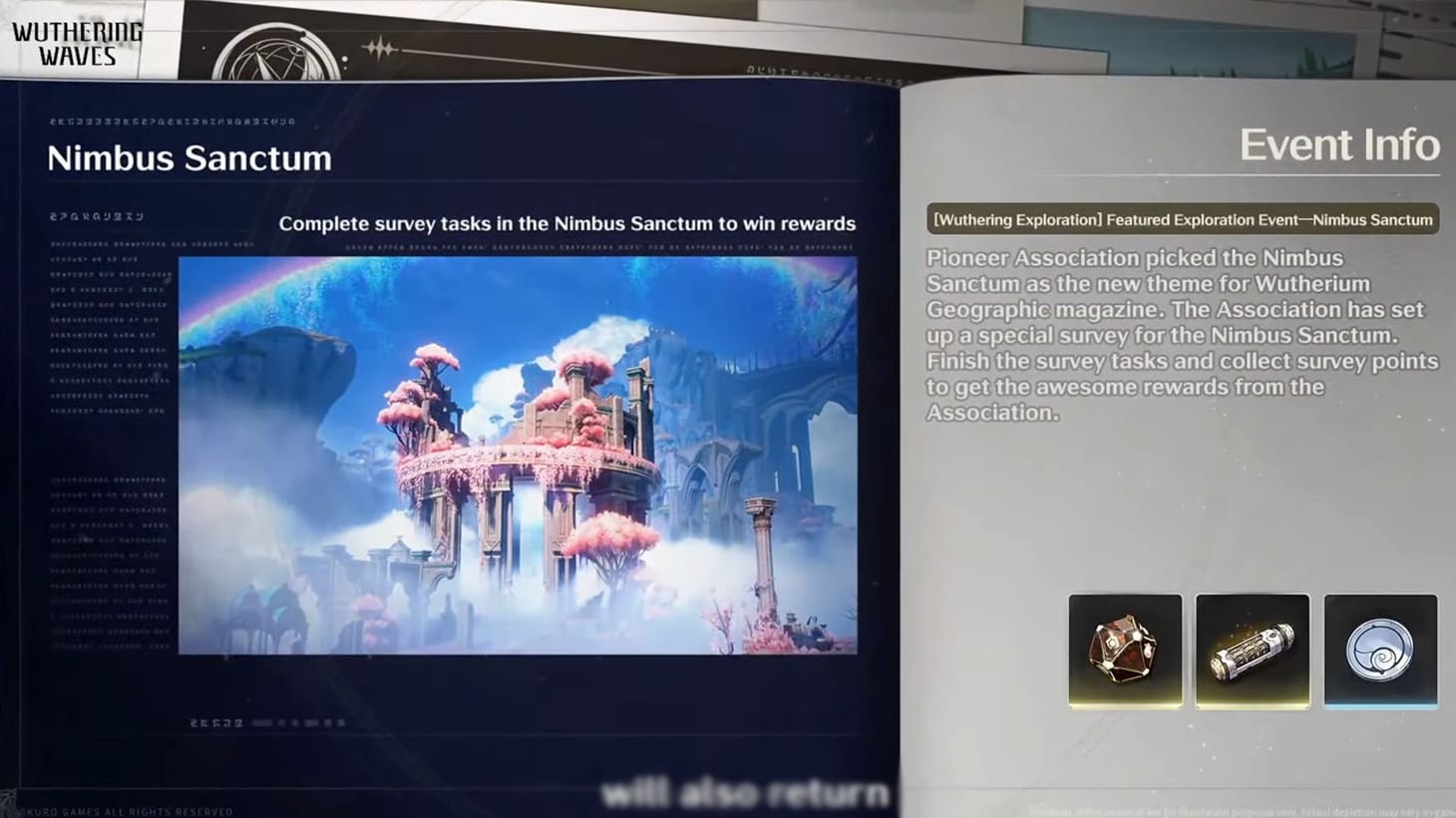 Wuthering Waves 2.0 events and major rewards