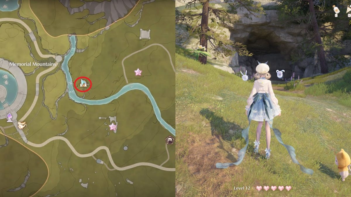 All Infinity Nikki cavern locations and rewards