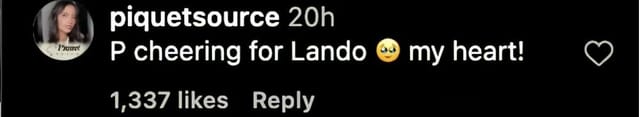"P and uncle Lando Norris..so sweet": Fans react to Kelly Piquet's social media post featuring ...