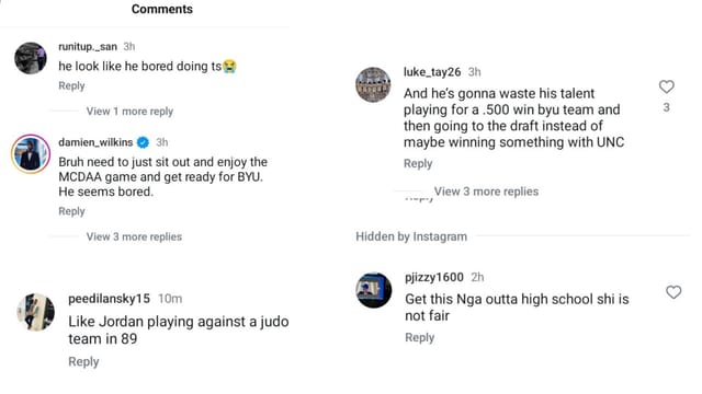 "He seems bored": Hoops fans are stunned by AJ Dybantsa's nonchalance ...