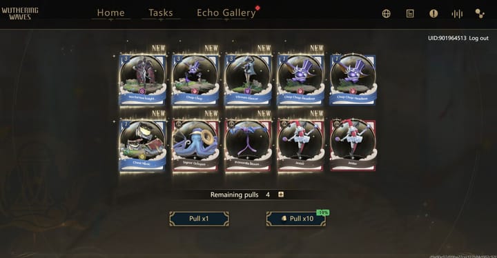 Wuthering Waves Rinascita Echo Fiesta web event guide